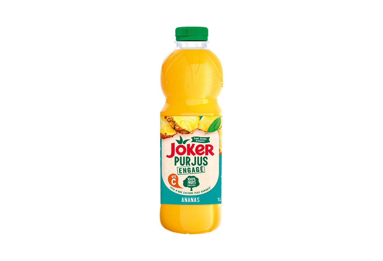 Joker pur jus d'ananas (Joker, PET 1L) | MAXIMO