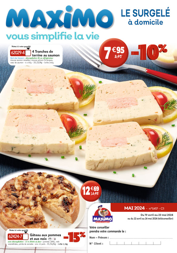 MAXIMO | Surgelés livrés à domicile, Epicerie et Cave